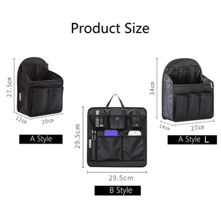 EverToner Thickened Nylon Backpack Liner Bag Multi Dividers Internal ...