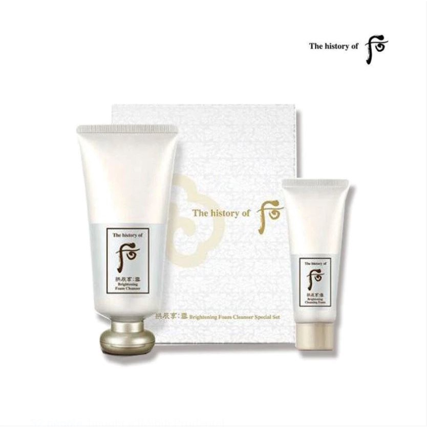 Whoo Gongjinhyang:Seol Radiant Brightening Cleansing Foam Set (removes ...
