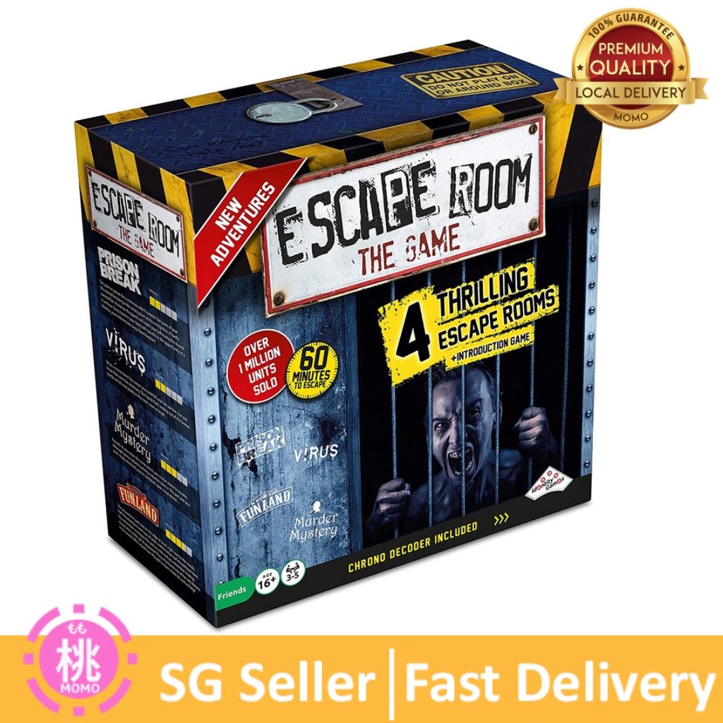 Escape Room The Game Thrilling Escape Rooms Solve The Mystery Board ...
