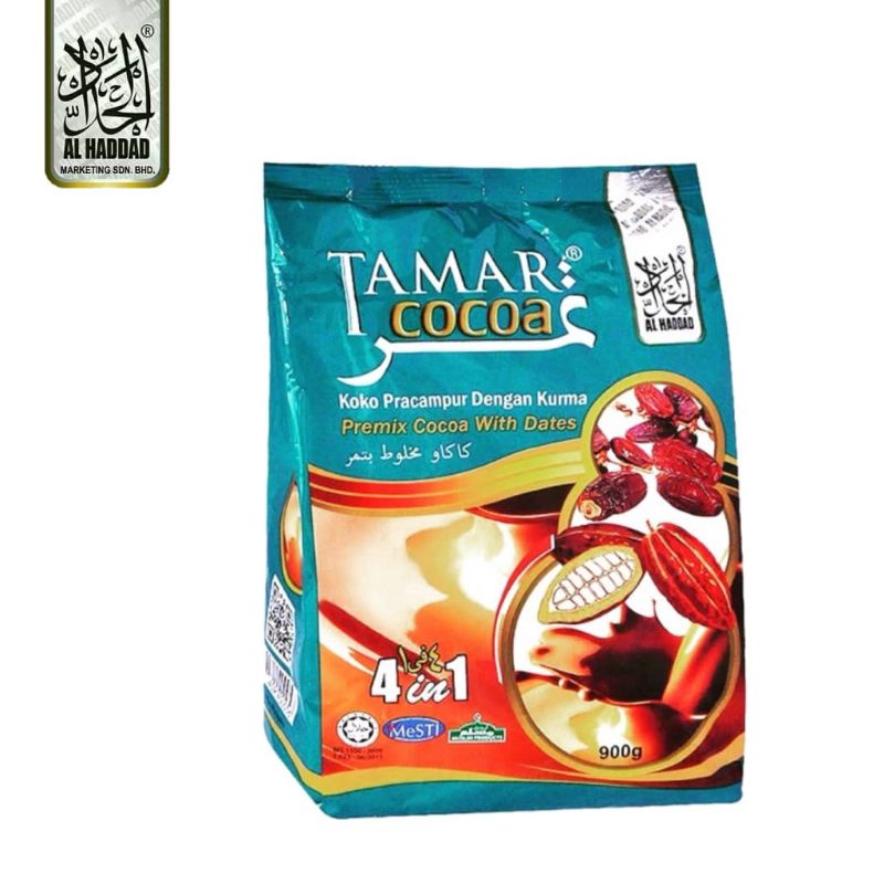 100% TAMAR COCOA/Chocolate POWDER/900gm(Alhadad batu Chisel) | Shopee ...