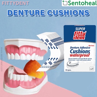 Fittydent Denture Adhesive Cushions Waterproof - Fitty Dent Cushions ...