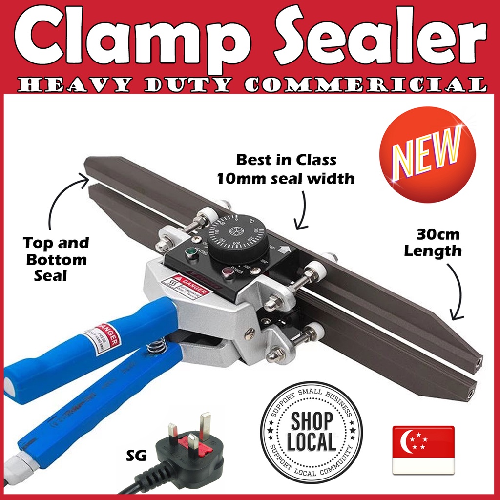 Clamp Sealer Portable Hand Held Heat Sealer, Crimp Heat Sealing Mylar ...