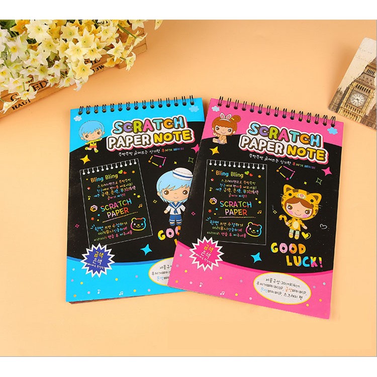 Scratch Art Book (Set of 10pcs) | Shopee Singapore