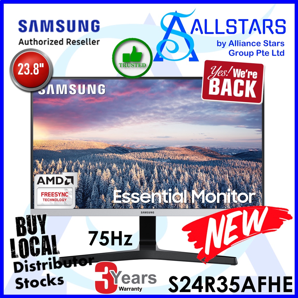 Samsung S24R350FZE / S24R350 24 inch Class Full HD Bezel-Less Design ...
