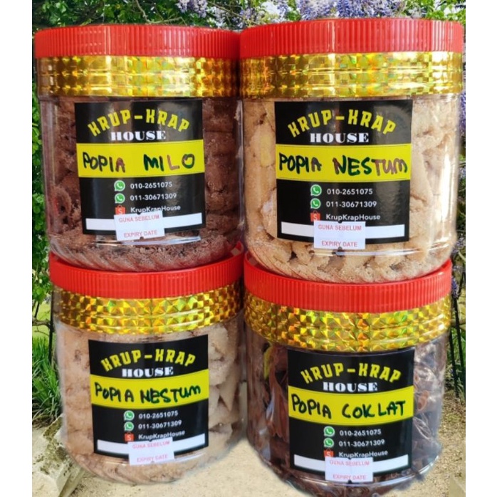 Popia CRISPY NESTUM / MILO / CHOCOLATE Krap (360g+-) | Shopee Singapore