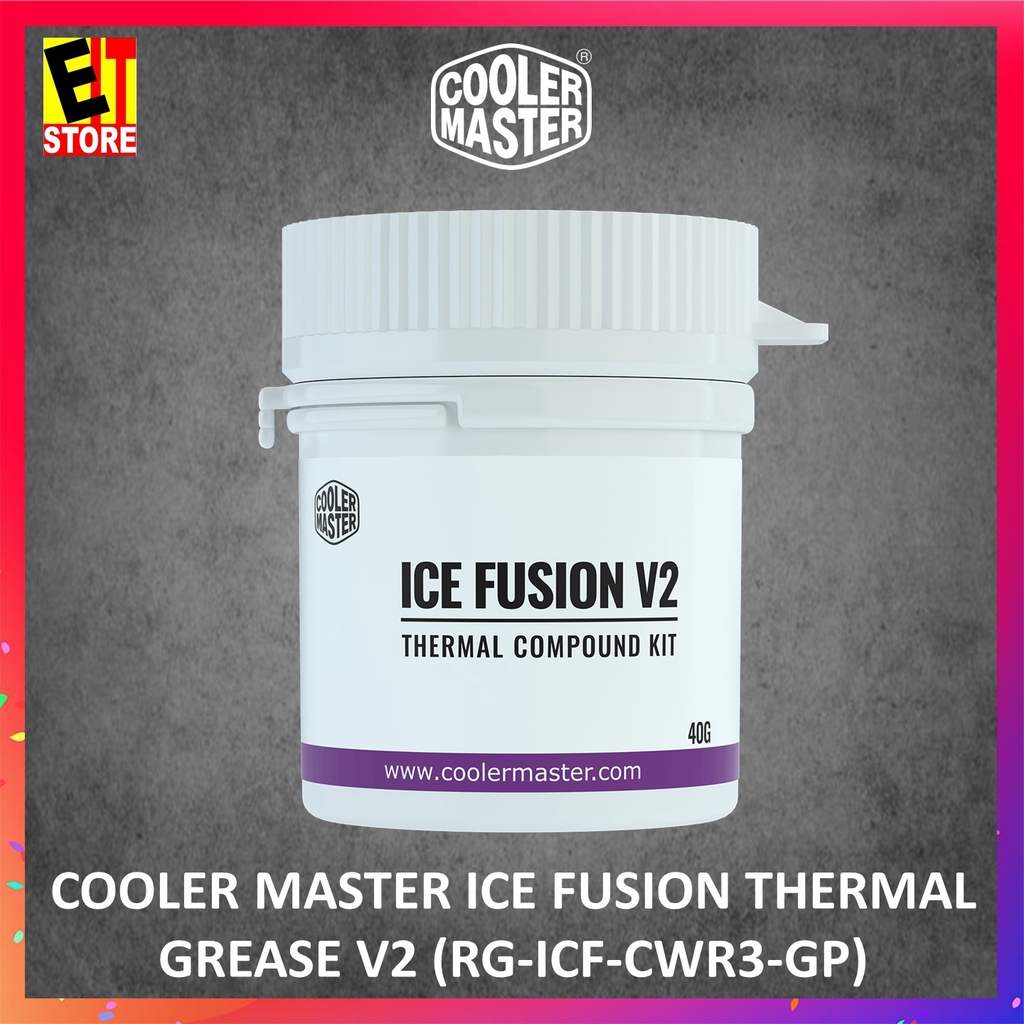 COOLER MASTER ICE FUSION THERMAL CONDUCTIVITY GREASE V2 (RG-ICF-CWR3-GP) | Shopee Singapore