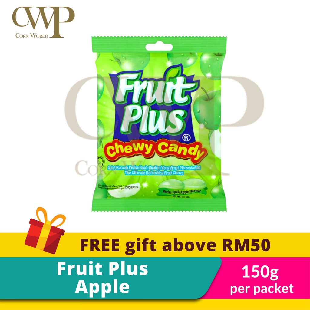 Fruit Plus Chewy Candy Apple 150g | Shopee Singapore