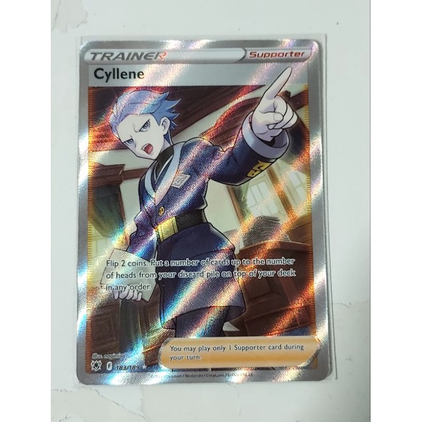 Pokemon cyllene full art supporter trainer astral radiance card ...