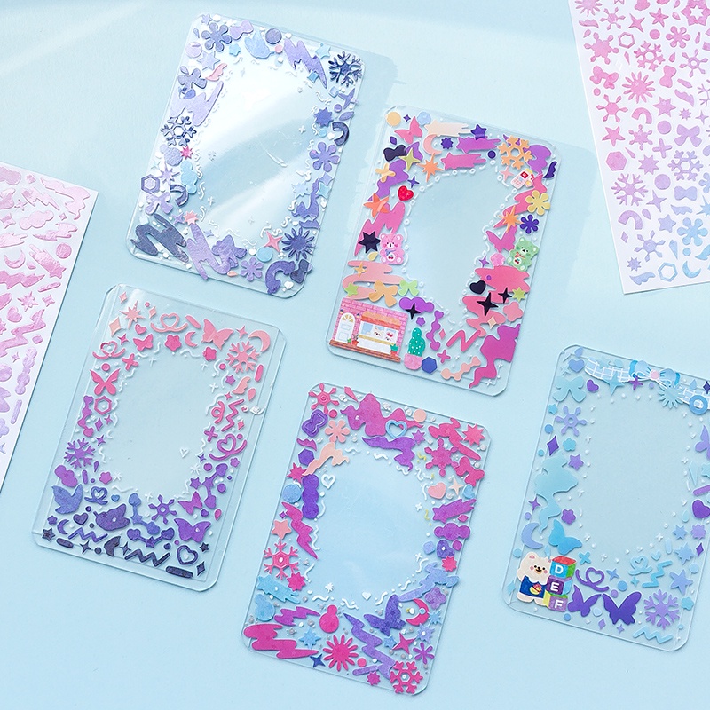 FOUR SEASONS SERIES KOREAN STYLE REMOVABLE TOPLOADER DECO STICKER SHEET ...