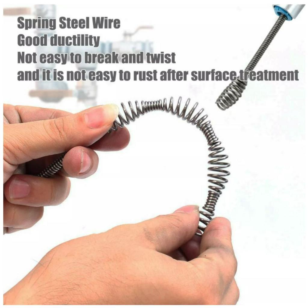 Drain Unblocker Flexible Rod Auger Snake Rod Drain Unclogged Pipe Sink ...