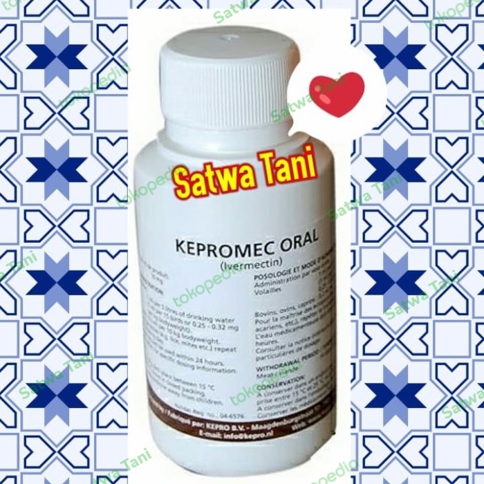 Kepromec oral 100 ml (original packing, anti Lice And Drinking Worms ...