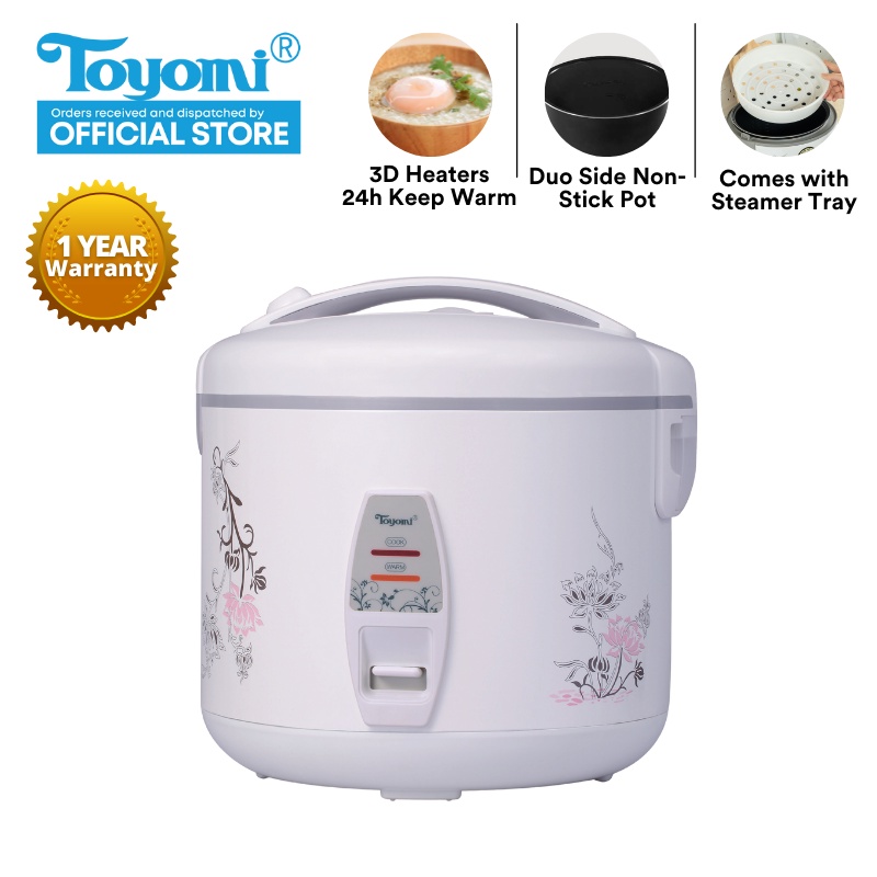 TOYOMI Rice Cooker with Warmer 1.2L - RC 942 / Rice Cooker with Warmer ...