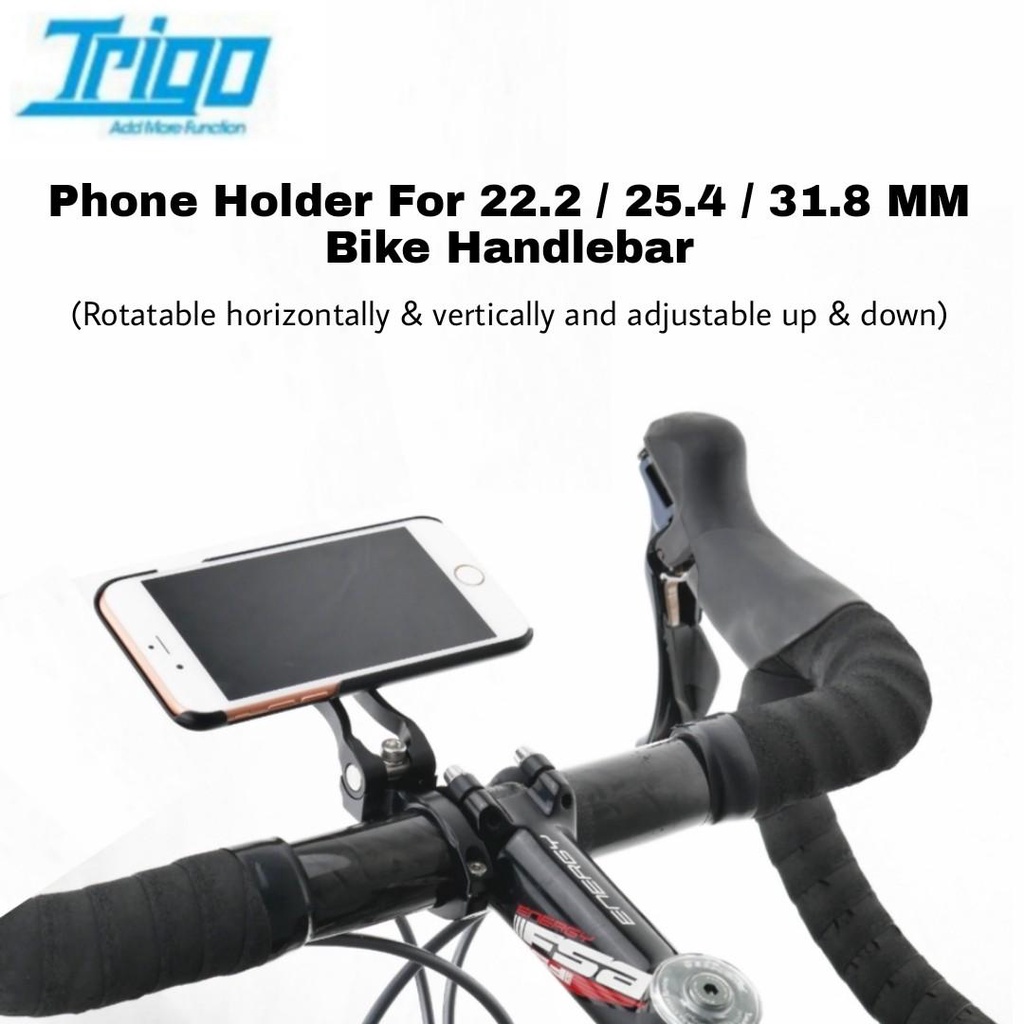 Trigo Phone Holder For 22.2 / 25.4 / 31.8 MM Bike Handlebar | Shopee ...