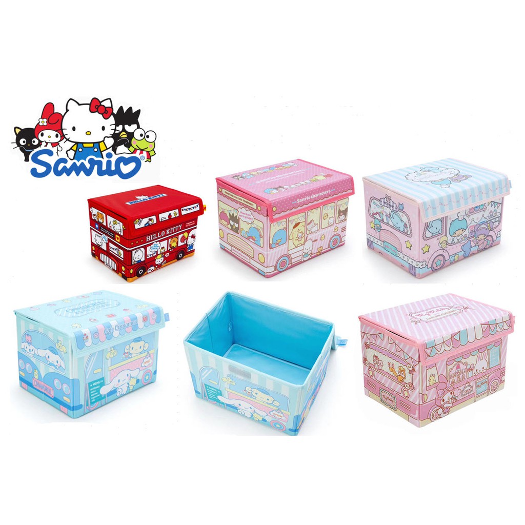 SANRIO FOLDABLE BOX*STORAGE BOX*TOY*CLOTHES*MAGZINE*NEWSPAPER*ORGANIZE ...