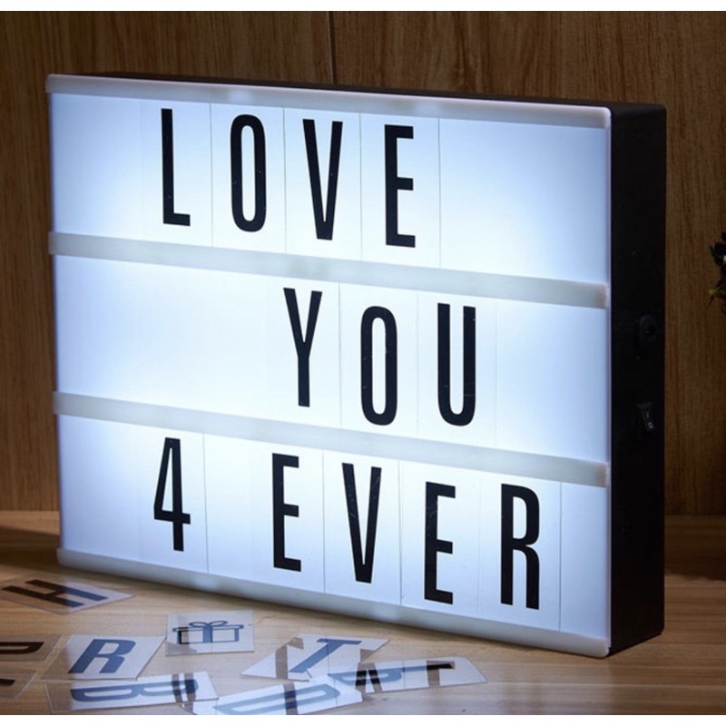 A4 lightbox letter DIY battery USB powered lightbox photography ...