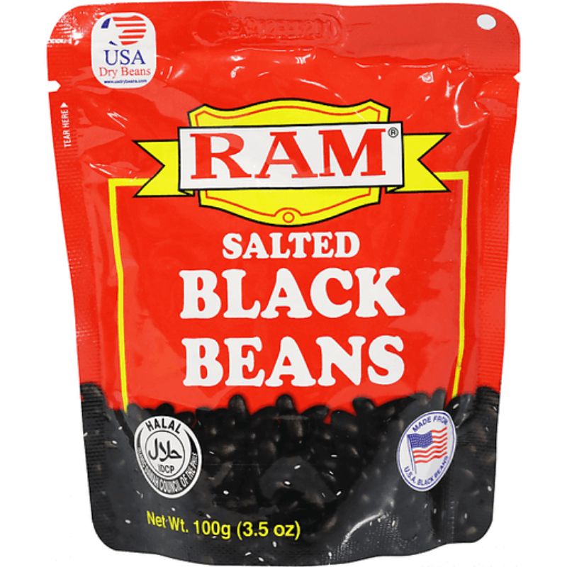 RAM SALTED BLACK BEANS TAUSI 100 GRAMS (HALAL) | Shopee Singapore