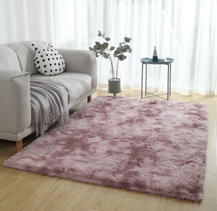 Nordic Living Room Carpet Plush Fluffy Rug Home Decor Thicken Large ...