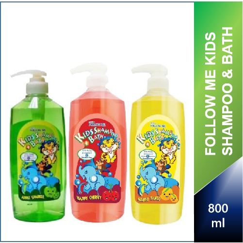 Follow Me Kids Shampoo and Bath 800ml | Shopee Singapore