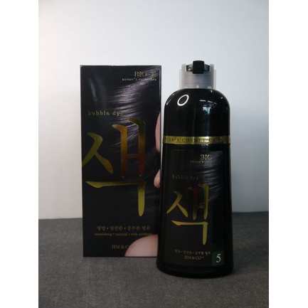 BIO K Hair Dye Colour Shampoo/Permanent Grey white Hair Turn to Black ...