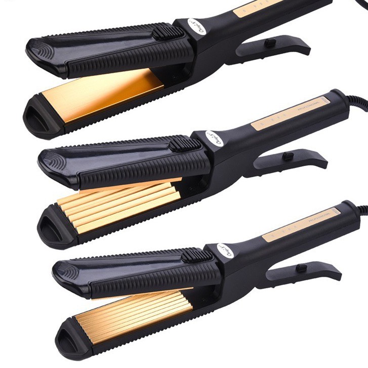 3 in 1 Hair Straightener Crimping Iron Hair Crimper Styling Tools ...