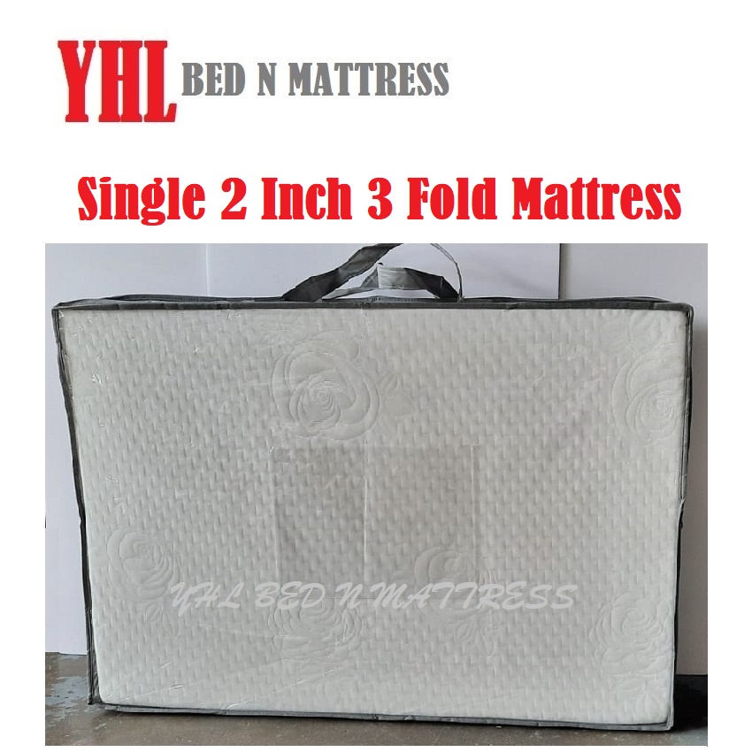 YHL Soft And Comfortable Cotton Fabric Single Foldable Foam Mattress ...