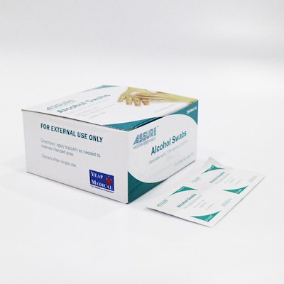 Assure Alcohol Swabs 200pcs Box | Shopee Singapore