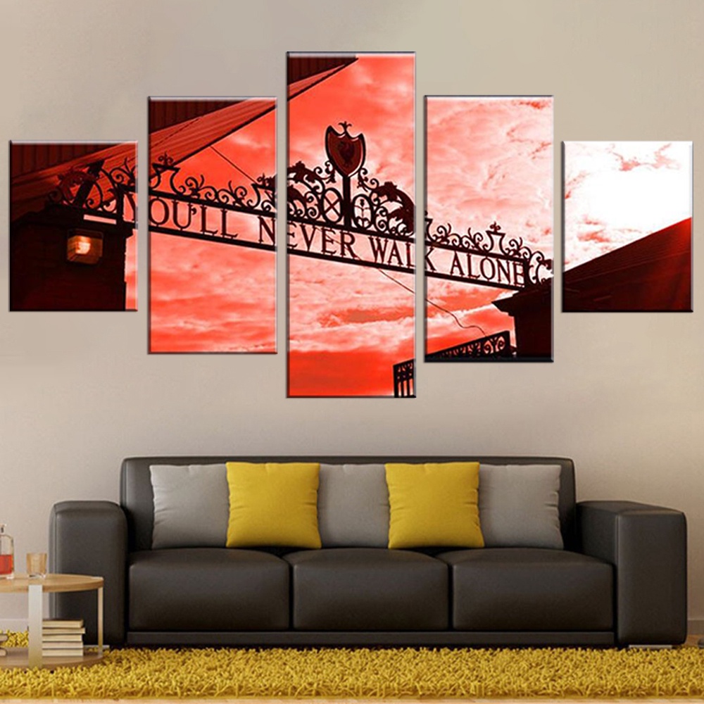 Modern Home Decor Posters You'Ll Never Walk Alone Liverpool Football ...