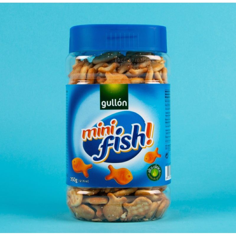 Gullon Mini Fish Crackers 350g/ Crackers Cheddar Cheese 250 gm ...