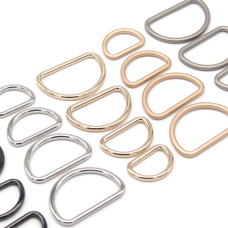 20/25/30/35/45mm D Dee Round Gold Metal Ring Buckles For Leather Belt ...