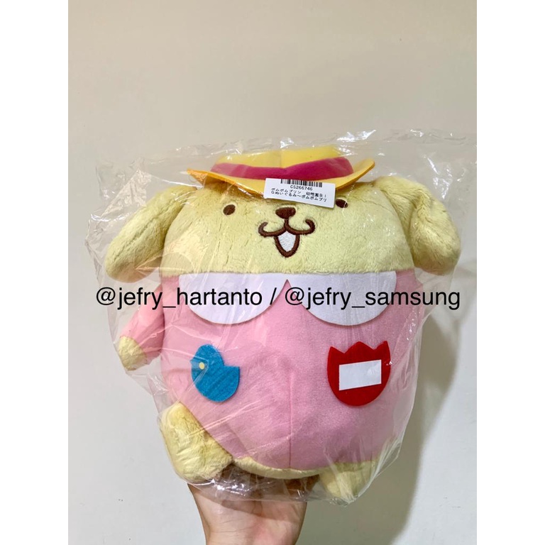 MERAH Toreba Imported Doll Pompompurin Preschooler Big Plush ...
