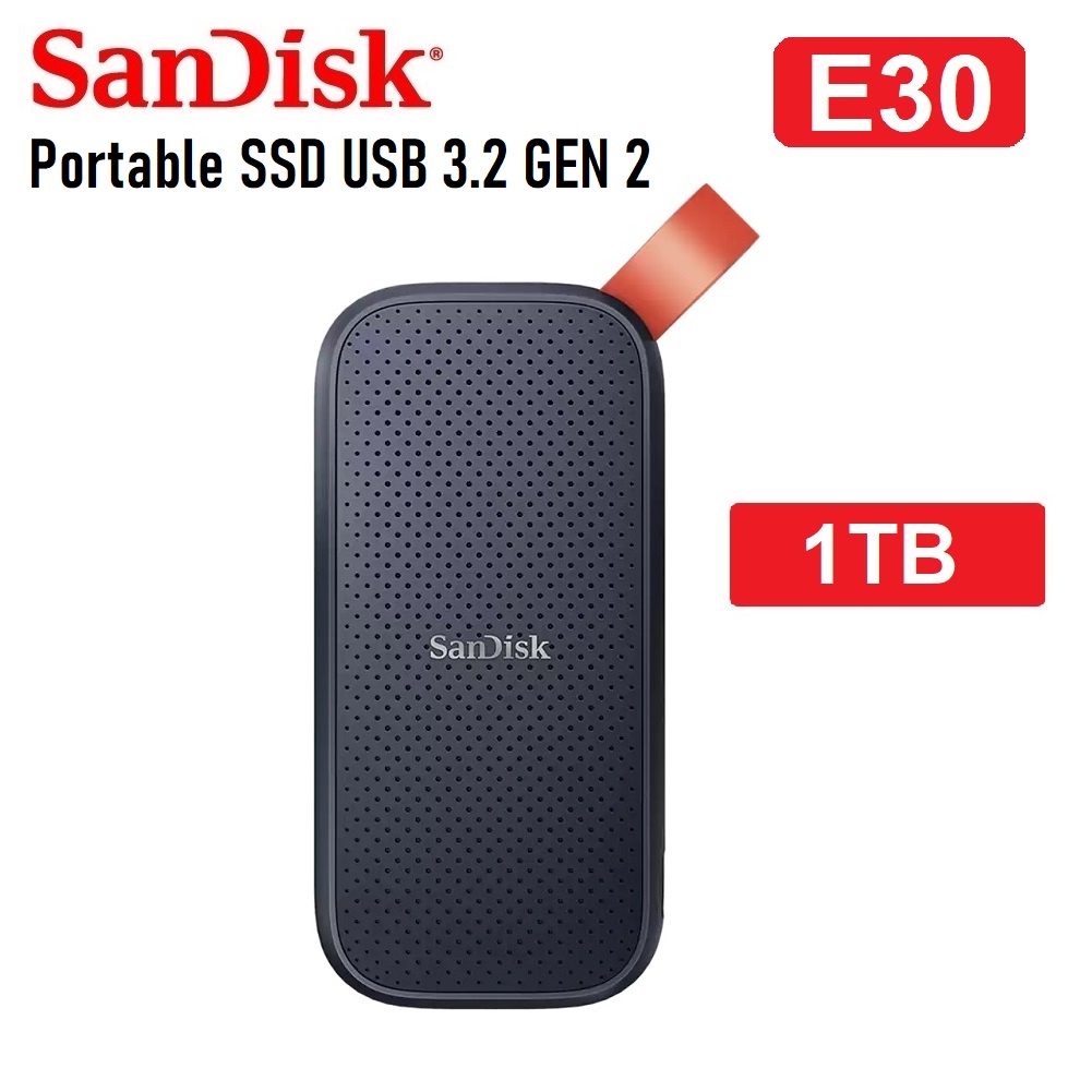 Sandisk E30 Portable SSD 480GB 1TB 2TB USB 3.2 GEN 2 External Hard Disk Computer Laptop SDSSDE30 ...