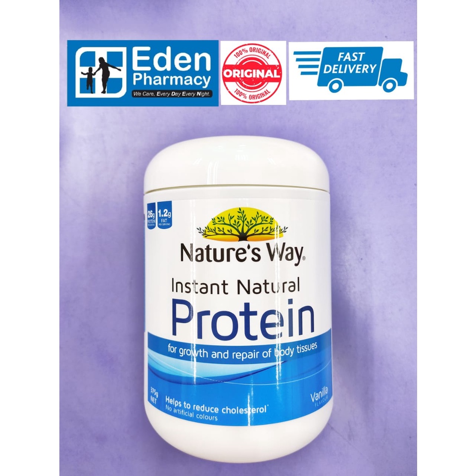 Nature's Way Instant Natural Protein 375g ( Vanilla Flavour ...