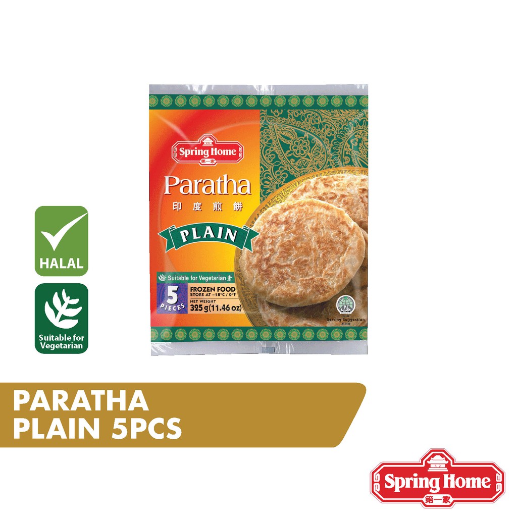 Spring Home Paratha Plain (5pcs) - Roti Prata/Roti Canai | Shopee Singapore