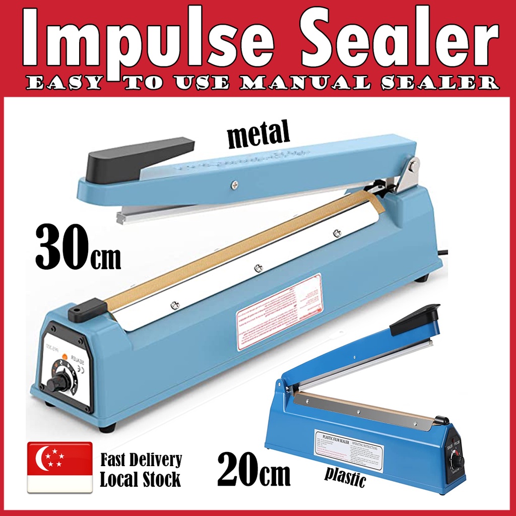 Impulse Sealer 20cm or 30cm | with 8mm thick best in class sealing ...