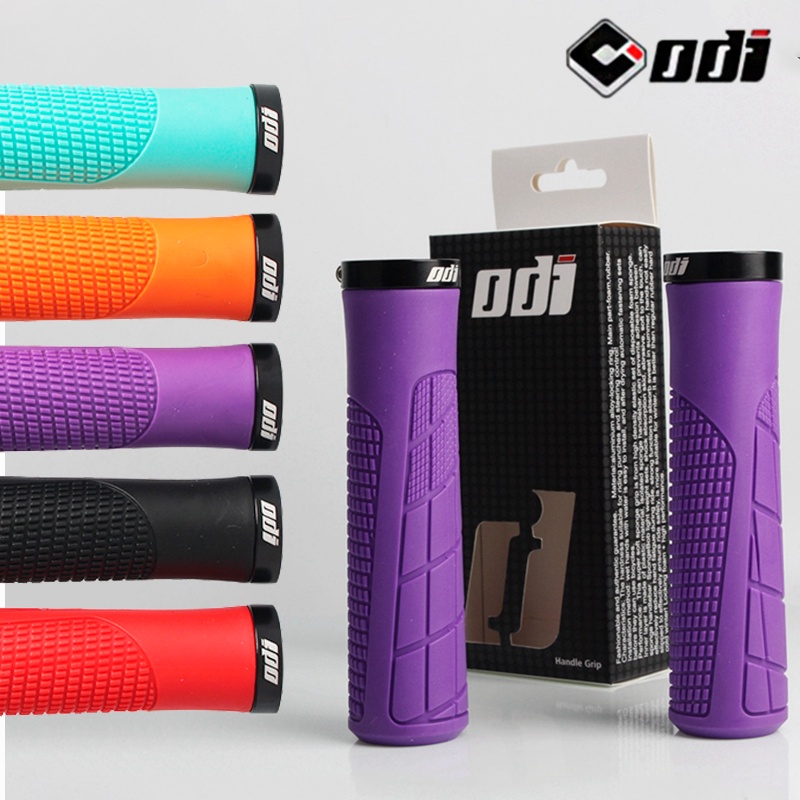 ODI Bike Handle Grip with Lock Rubber Anti Slip Bike Grips Absorption ...