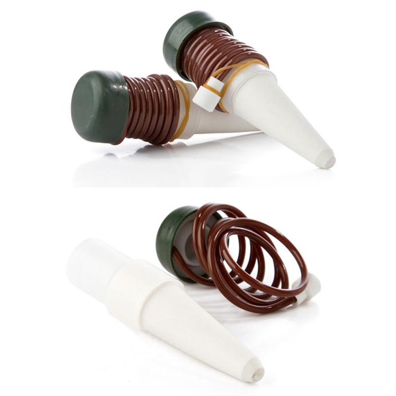 2PCS Ceramic Self Watering Spikes Automatic Plants Drip Irrigation ...