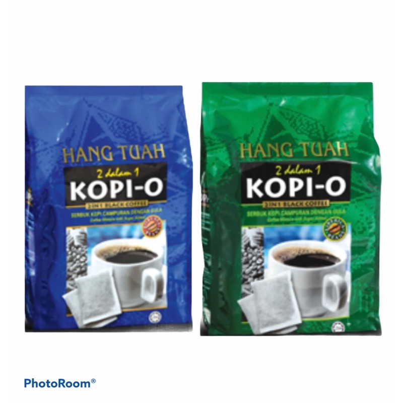 Hang Tuah Kopi 2 in 1 20sx25g (Green / Blue Pack) | Shopee Singapore
