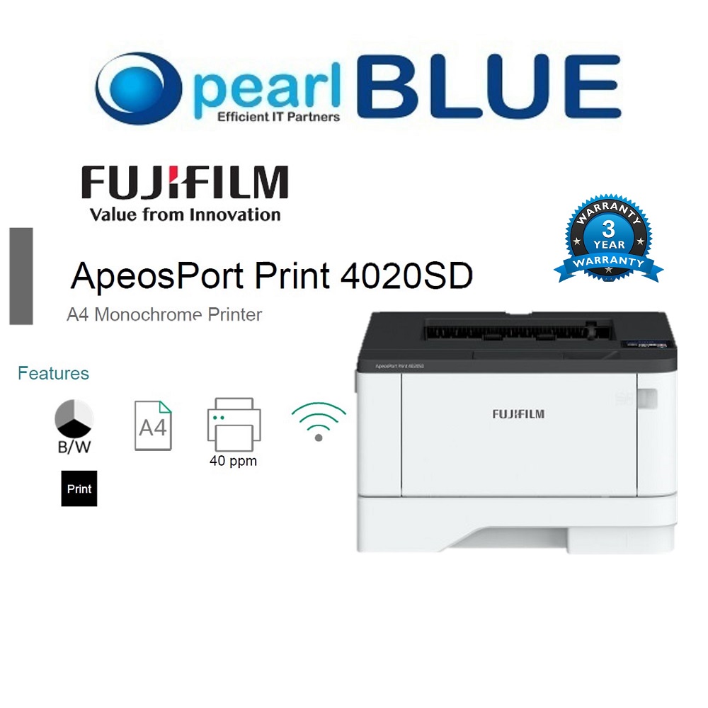 FujiFilm ApeosPort Print 4020SD | A4 Monochrome Printer | Shopee Singapore