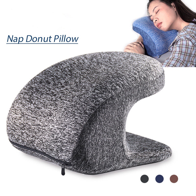Sleep Pillow Nap Donut Pillow Memory Foam Desk Nap Pillow Sleeping ...