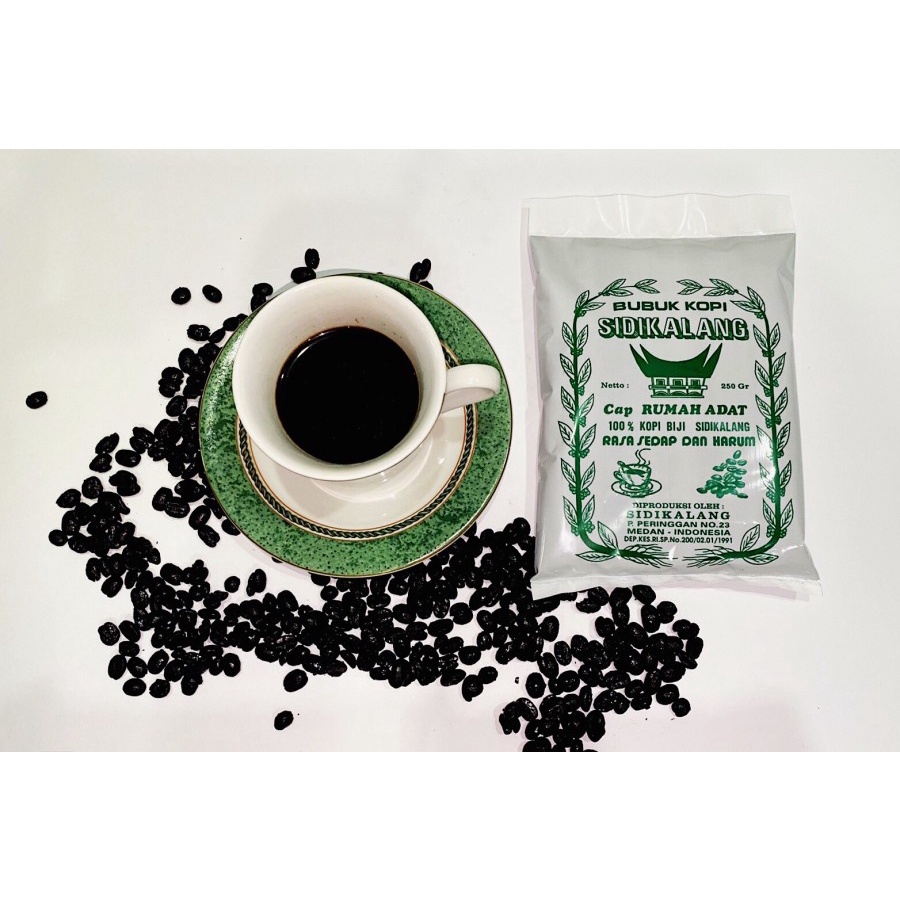 HITAM Black Gongseng Arabica Gongseng Fingerprint Coffee Cap ...