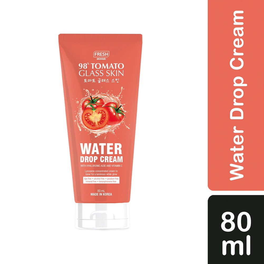 Fresh Skinlab Tomato Glass Skin Hyaluronic Water Drop Cream (80ml ...