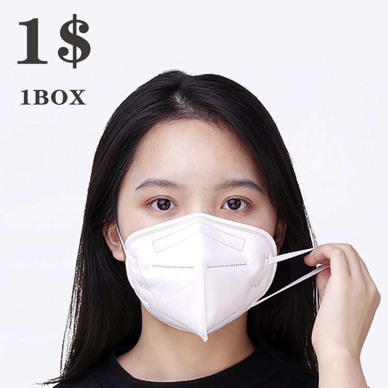 KN95 Local Ready Stock face mask disposable Adult black 5ply 20 pcs CE ...
