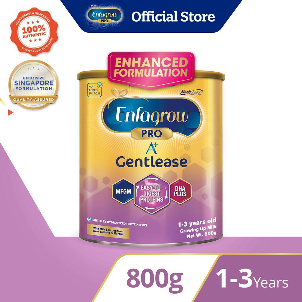 Enfagrow A+ Stage 3 Gentlease Milk Powder Formula for Children DHA+ (1 ...