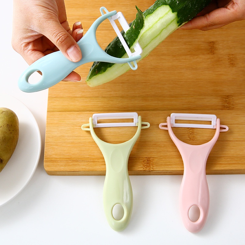 Creative Ceramic Peeler Fruit Vegetable Peeler Kitchen Accessories Tool ...