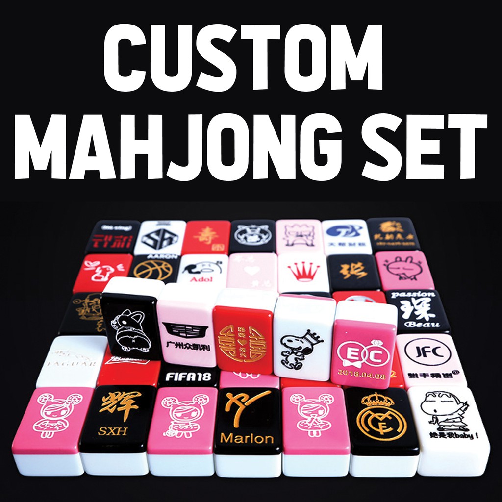 Custom / Personalised Mahjong Set | Shopee Singapore