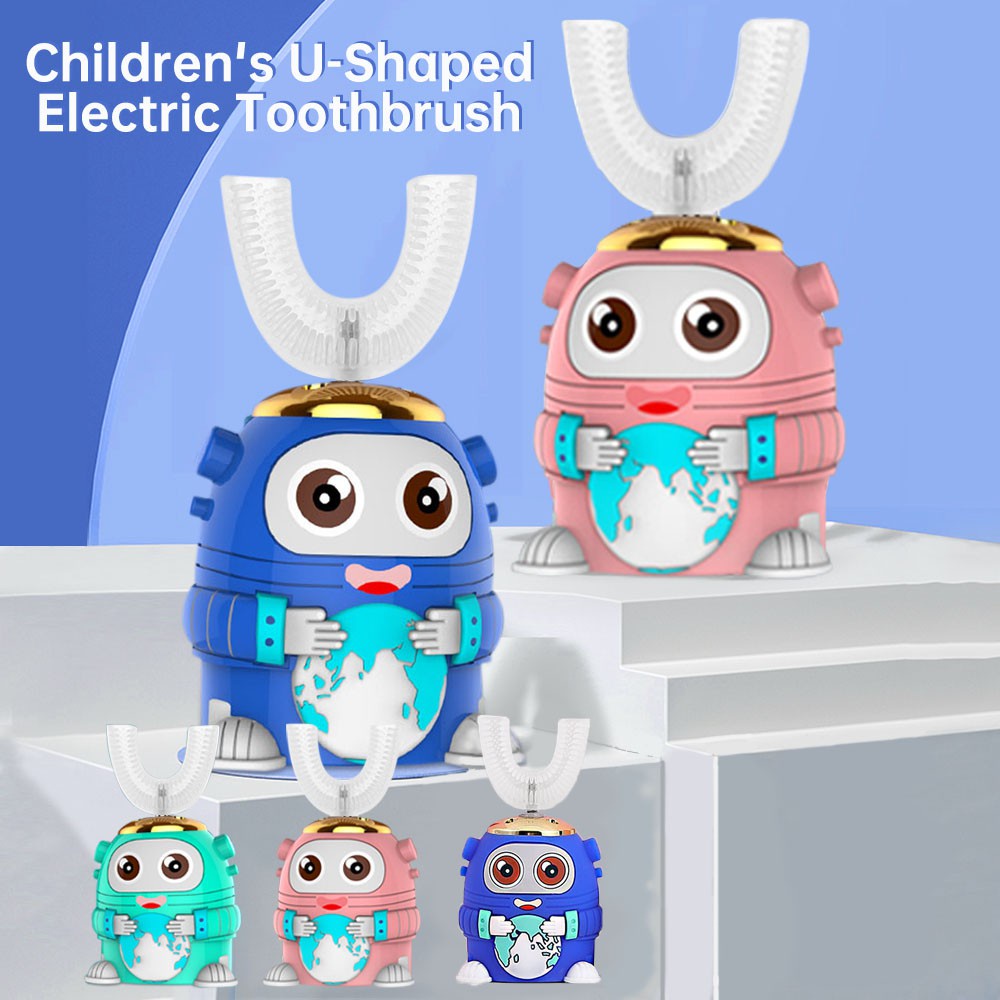 2025 Astronaut Style Smart 360° U Sonic Electric Toothbrush For Kids ...