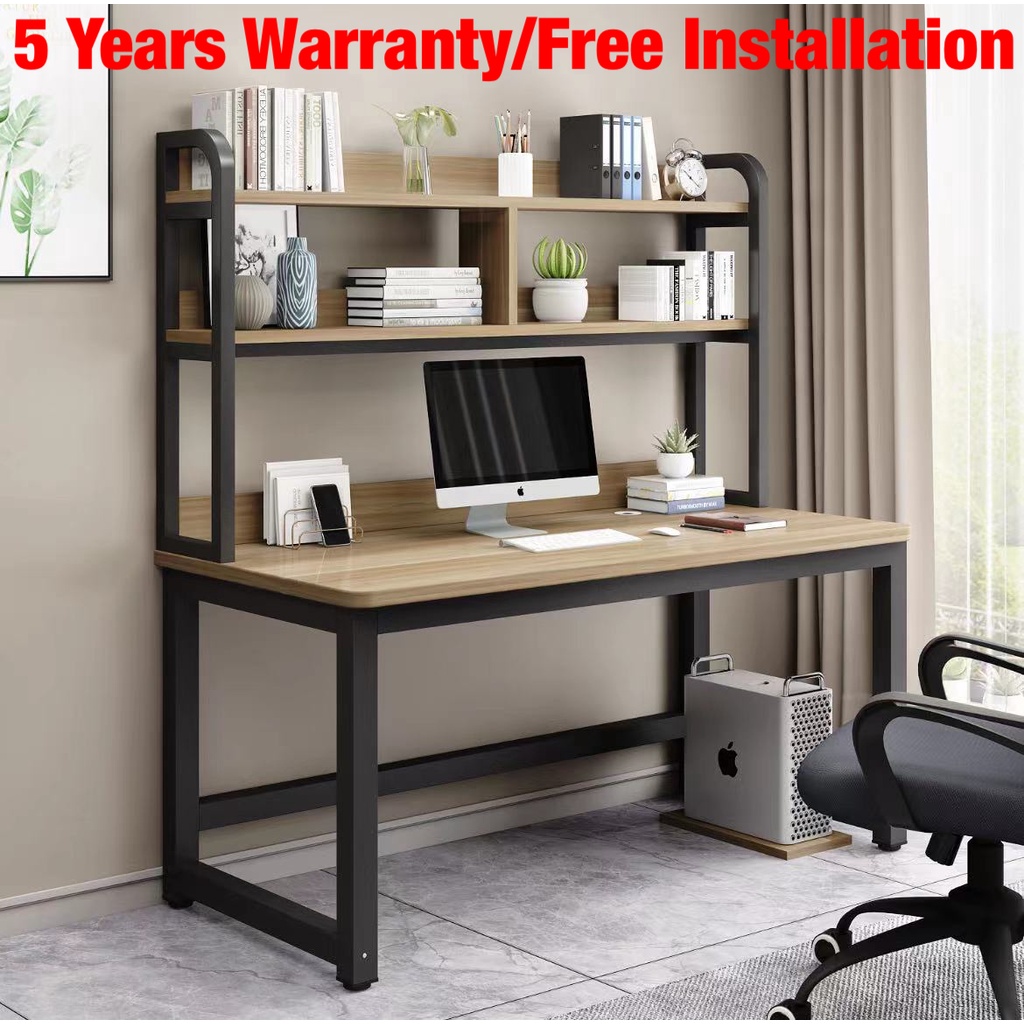 UMD modern design study table with bookshelf (Free Installation ...