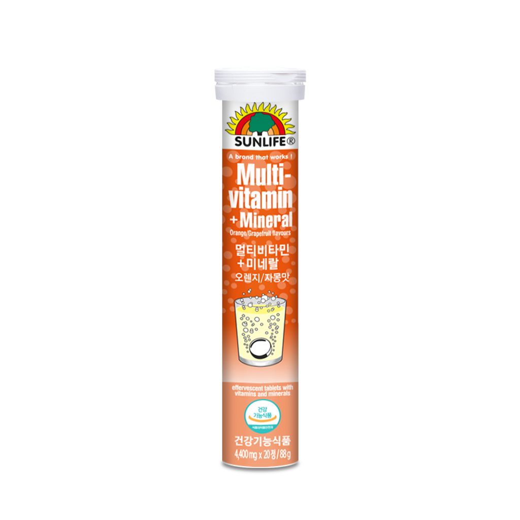 SUNLIFE Multi-Vitamins with Minerals 20 Orange/Grapefruit Flavored ...