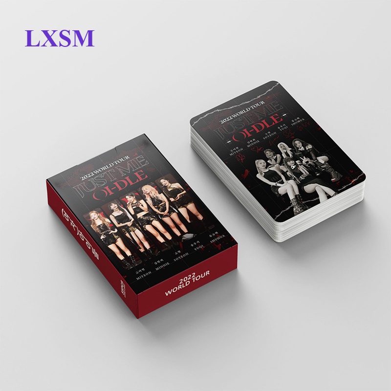 GIDLE (G)I-DLE World Tour Album Photocard Lomo Card 54pcs/box | Shopee ...