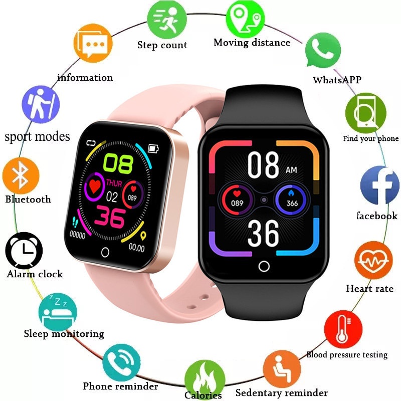 D30 Smartwatch IWO Y78 New Smart Watch Men Heart Rate Monitor Fitness ...